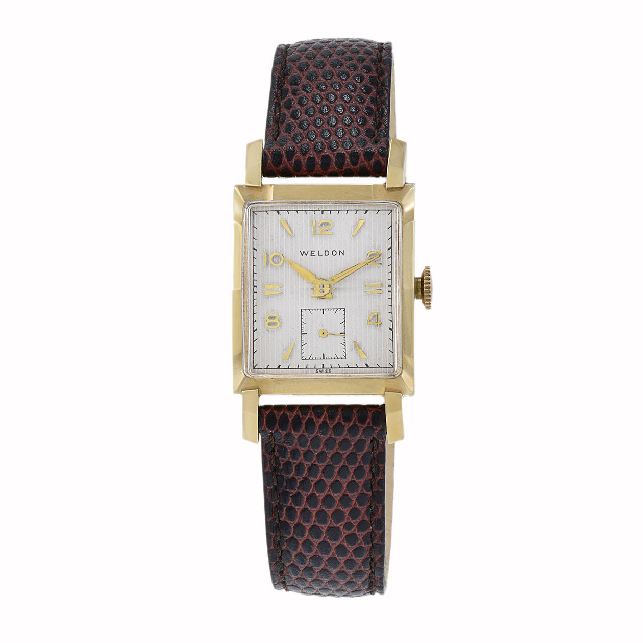 Vintage 1950's Weldon 14KT Yellow Gold Watch – Louis Martin Jewelers ...