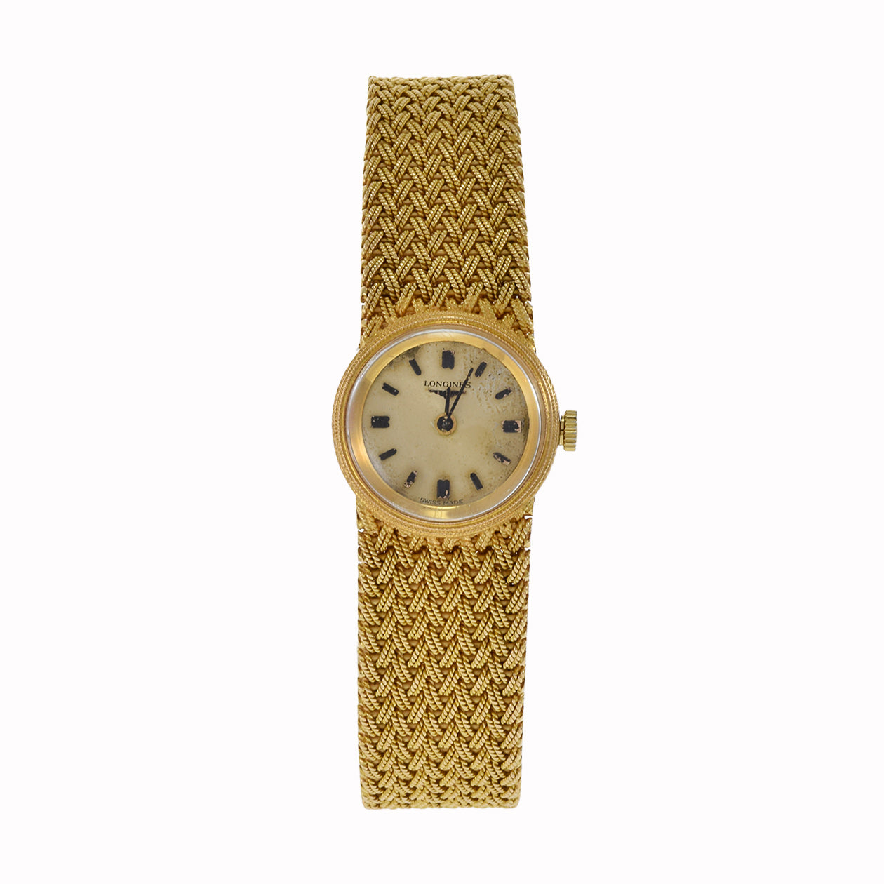 Vintage 1960s Longines 18KT Yellow Gold Ladies Wrist Watch – Louis ...