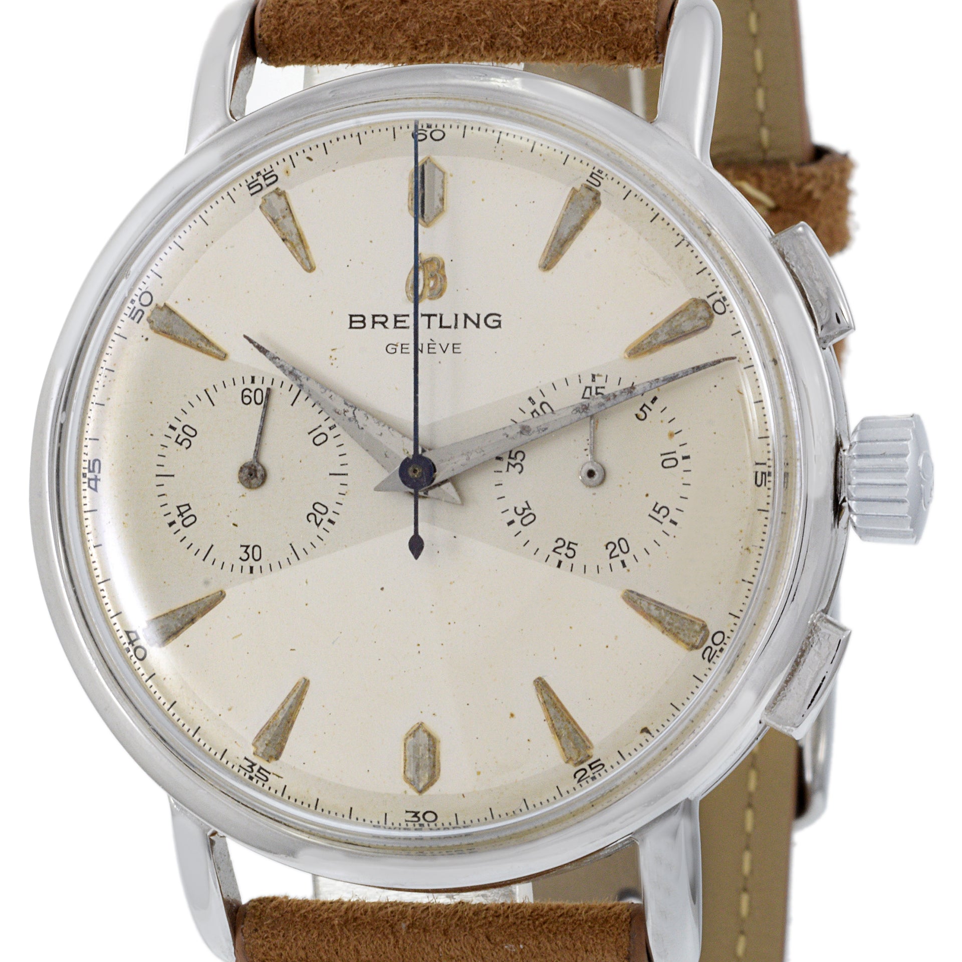 Breitling "Football" Chronograph Reference 1192 Stainless Steel – Louis ...